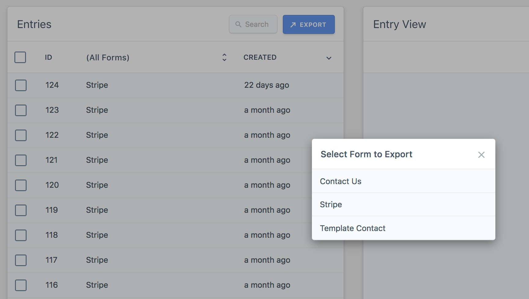 FormCraft » How to Export Form Entries